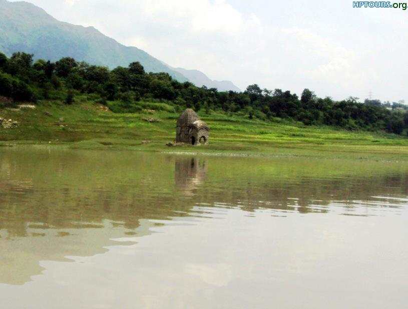 Submerged Temple near Gobind Sagar Lake | Temples in Himachal Pradesh ... Submerged Temple near Gobind Sagar Lake | Temples in Himachal Pradesh ...